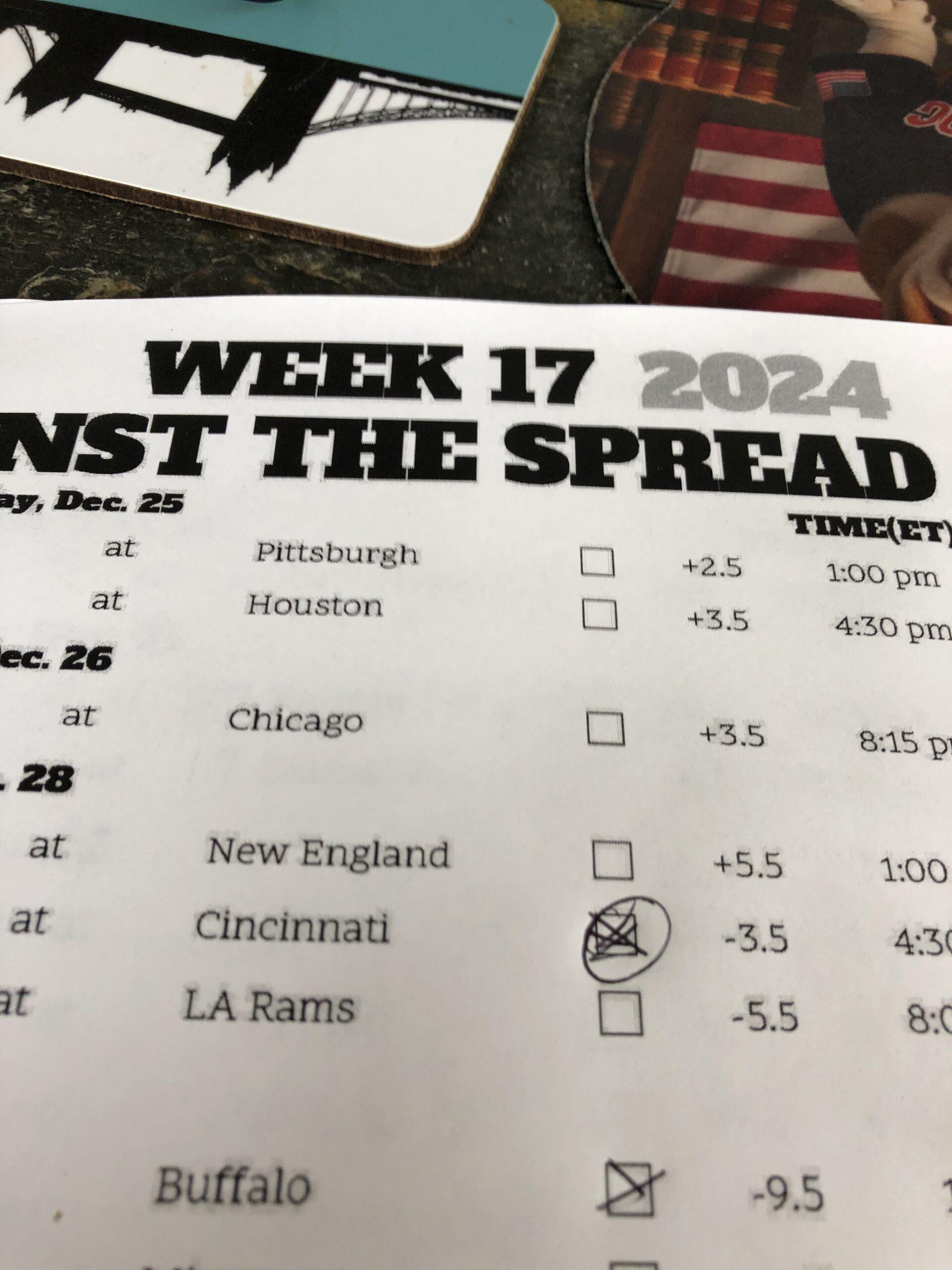 Well Read Week 17 picks | ChabDog Sports Talk